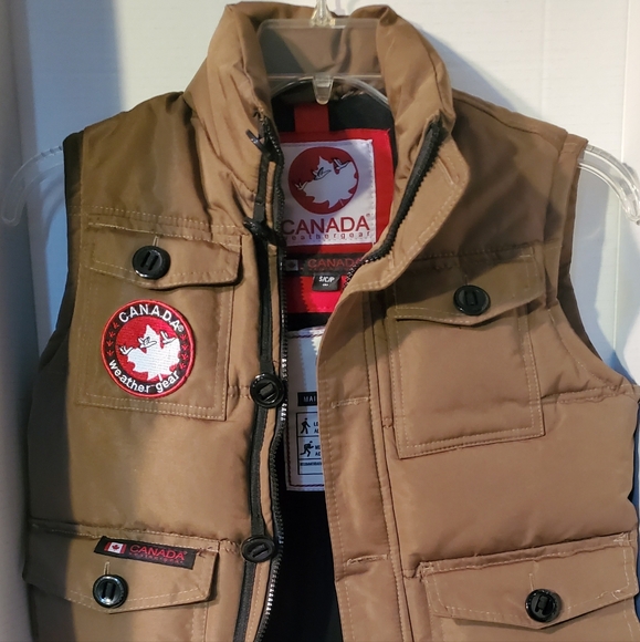 Canada Weathergear | Jackets & Coats | Brown Insulated Utility Vest ...